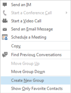 Create Skype Contact Group on Windows - University IT