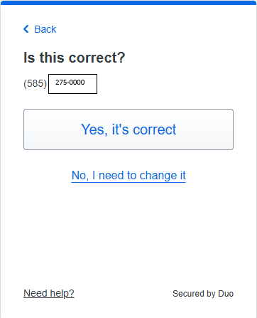 Duo Verified Push - University IT