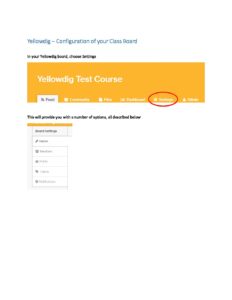 Yellowdig-Configuration - University IT