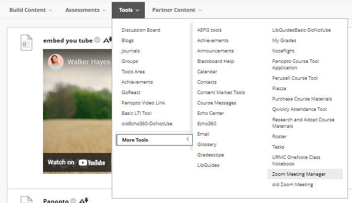How to integrate Zoom within your Blackboard Course - University IT
