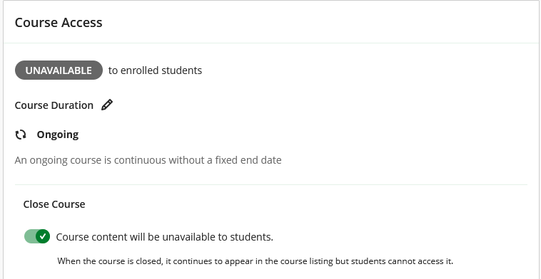 Make Your Course Available in Blackboard - University IT