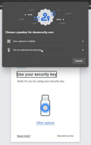 To add a new YubiKey to your Duo Account - University IT