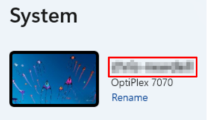 Finding the computer name in Windows 11 - University IT